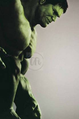 Hulk Poster |Superhero Hulk Posters | Unframed | With Self Adhesive ...