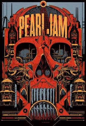 Poster Pearl Jam sl-13498 (LARGE Poster, 36x24 Inches, Banner Media ...