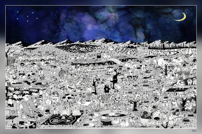 Father John Misty Pure Comedy Album Cover Matte Finish Poster P-4240 ...