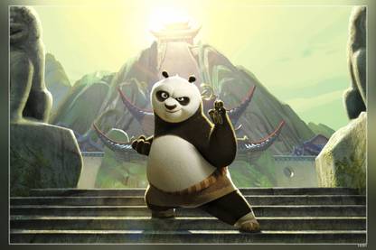 Kung Fu Panda Kung Fu Panda Matte Finish Poster P-10201 Paper Print ...