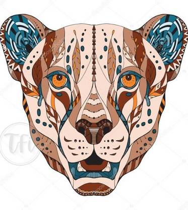 Cheetah Poster | Cheetah Posters for Room | Unframed | With Self ...
