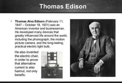 Poster Thomas Alva Edison sl-13871 (LARGE Poster, 36x24 Inches, Banner ...