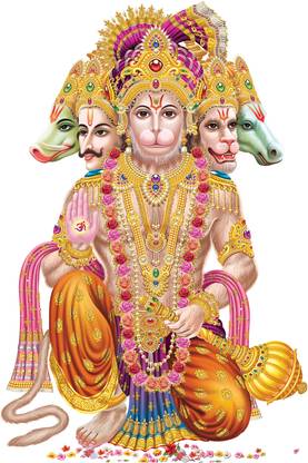 Lord Hanuman Paper Poster ( Poster 12X18 Inch Rolled ) Paper Poster ...