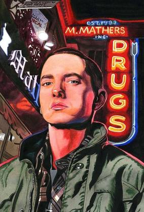 Poster Eminem sl-12880 (Wall Poster, 13x19 Inches, Matte Paper ...