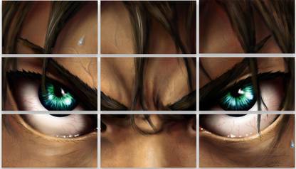 eren Block kit for your wall anime wall poster attack on titan poster ...