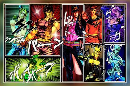 Jojo S Bizarre Adventure Jotaro Kujo Jonathan Joestar Joseph Joestar ...