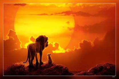 The Lion King Baby Animal Lion Mufasa The Lion King Hd Matte Finish ...