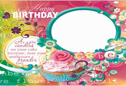 Poster Happy Birthday Insert Photo Sl-15754 (Wall Poster, 13x19 Inches ...