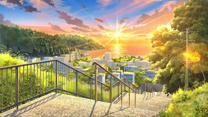 Anime Scenery Beautiful Nature Dreamworld Anime Aesthetic Anime Scenes ...