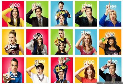 Poster Tv Show Glee Series 7 (Large Print, 36x24 Inches, Banner Media ...