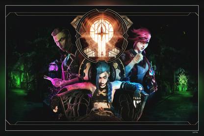 Arcane Animated Tv Series Matte Finish Poster Paper Print - Animation ...