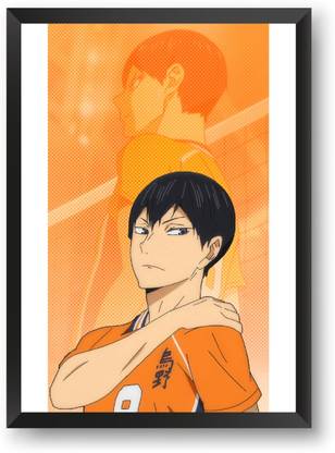 ANIME POSTER FRAME - HAIKYU (TOBIO KAGEYAMA) - Black Framed Wall Poster ...
