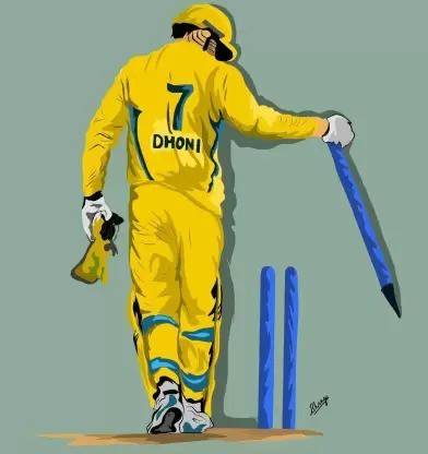 MS DHONI POSTER, Mahendra Singh Dhoni POSTER, Cricketer Poster for Wall ...