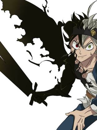 Black Clover Asta Anime Hd Matte Finish Poster Paper Print - Animation ...