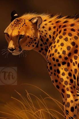 Wildlife Cheetah Poster | Jungle Cheetah Posters for Room | Unframed ...