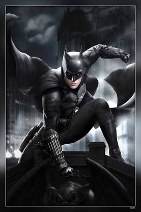 Batman By Datrinti Bat Robert Pattinson The Batman Matte Finish Poster ...