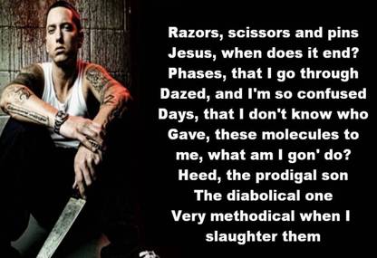 Poster Eminem sl-12879 (LARGE Poster, 36x24 Inches, Banner Media ...