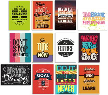 Inspirational Wall Posters collage for Living room Bedroom Office Wall ...