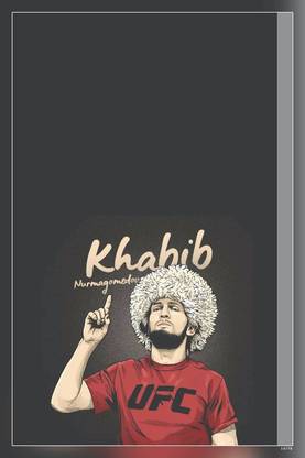 Khabib Nurmagomedov Brown Neon Lights Russian Fighters Mma Ufc Mixed ...