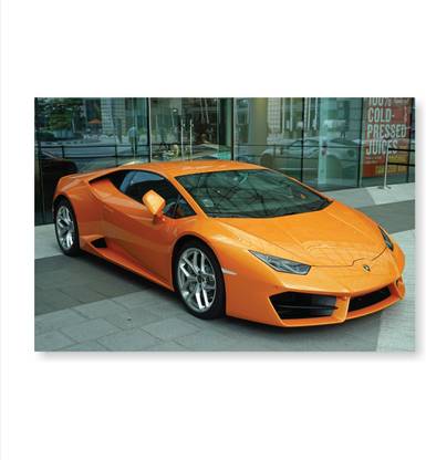 SR Creative Craft Car Wall Poster for Entrance/Living Room/Office/Hall ...