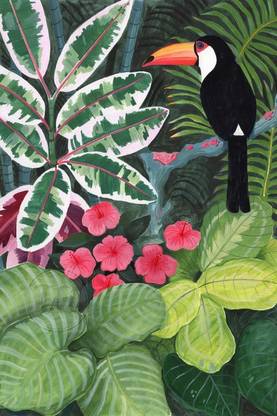 Wild Jungle Poster | Jungle Posters for Room | Unframed | With Self ...