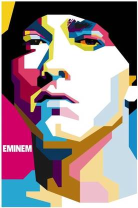 Poster Eminem Large Poster sl-8184 (Large Print, 36x24 Inches, Banner ...