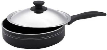 Pigeon Fry Pan 26 cm diameter with Lid 2.5 L capacity Price in India ...