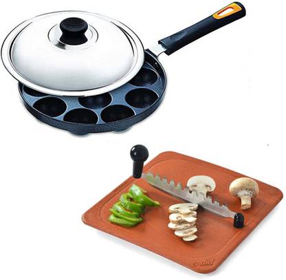 ANJALI DAL12 Appa Patra Diamond Series & FC02 Tawa 38 cm diameter with ...