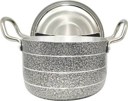 bartan hub Pot/Patila/Bhagona set of 1 with Lid (Gas Stove Compatible ...