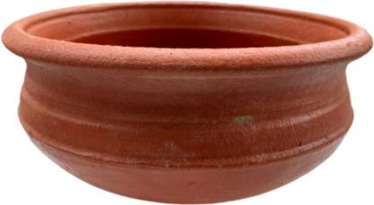 Horus enterprises Indian handmade Earthenware /clay Handi /kadai ...