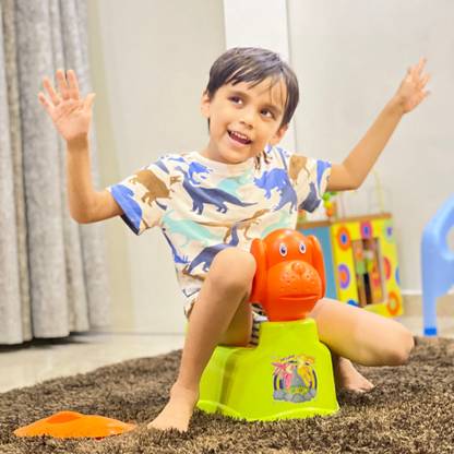 Maxwell Potty Toilet Trainer Chair with Lid and High Back Support for ...