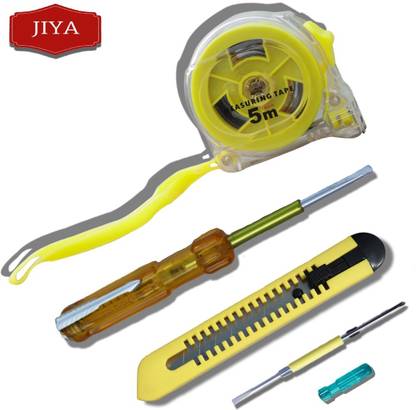 Jiya S350-TOOL KIT -MEASUREMENT TAPE 5M I PAPER CUTTER I TESTER I ...