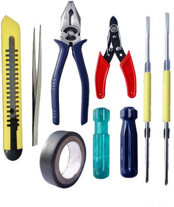 Jiya S959 TOOLS - PILER I WIRE CUTTER I 2 SCREWDRIVER I TESTER I TAPE ...