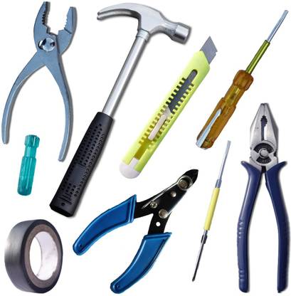 Jiya L649 TOOLS -CURVED CLAW HAMMER I PILER I WIRE CUTTER I TWEEZER I ...