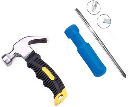 Red Champion Hammer With 2in1 Screwdriver Hand Tool Kit Price in India ...