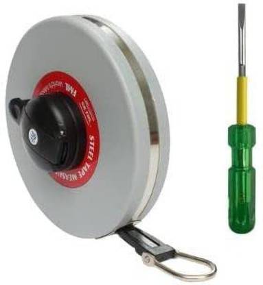 paliwalcreation Measuring Tape 30 Meter Grey Soft Inch Tape With 2 IN 1 ...