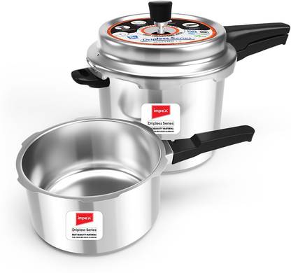 IMPEX 5 L, 3 L Induction Bottom Pressure Cooker Price in India - Buy ...