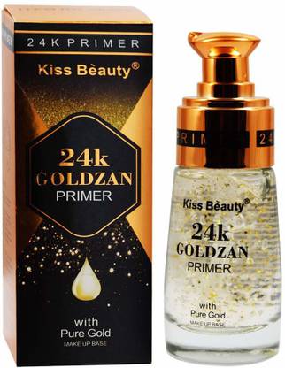 Kiss Beauty 24k Goldzan Primer With Pure Gold Make-up Base Primer - 90 ...