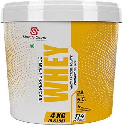 Muscle Gears Performance Whey 8.8LBS Malai Kulfi Whey Protein Price in ...