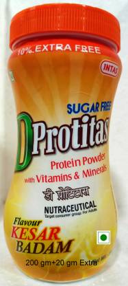 intas D PROTITAS SUGAR FREE PROTEIN POWDER WITH VITAMINS & MINERALS ...