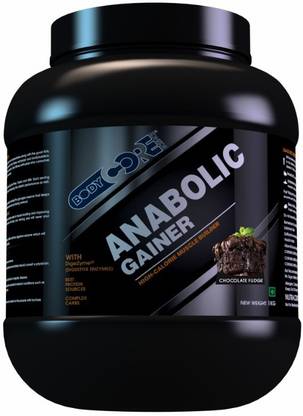 Body Core Science Anabolic Gainer-1 Kg (Chocolate Fudge) Weight Mass ...