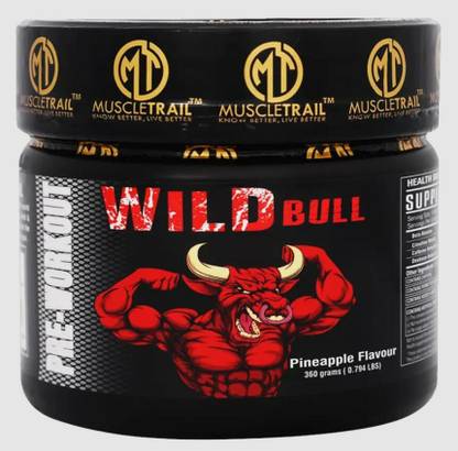 Muscle Trail Wild Bull Pre workout 3.5g beta alanine, 2.5g citrulline ...