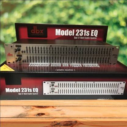 dbx DBX 231s Dual Channel 31-Band Equalizer 231s Dual Channel 31-Band Equalizer Outdoor PA ...