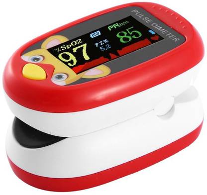 ACU-CHECK Kids Pulse Oximeter Pediatric SpO2 Blood Oxygen Saturation Meter Rechargeable Pulse ...