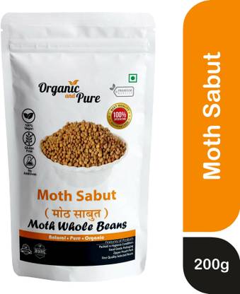 Organic and Pure Brown Mot Matki (Whole) Price in India - Buy Organic ...