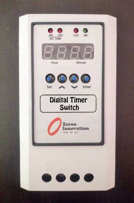 Zeroo Single Phase 1 Min To 24 Hr Degital Timer for Borewell And Water ...