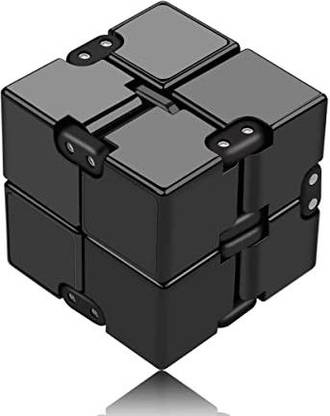 TRU TOYS Infinity Cube Fidget Toy For ADD (Black) - Infinity Cube ...