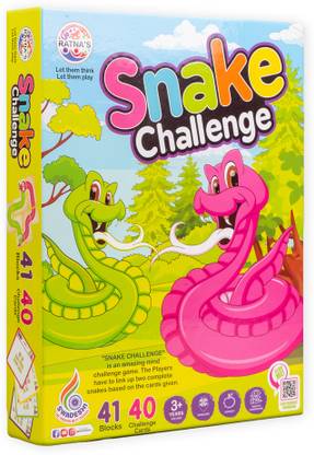 RATNA'S Snake Challenge | Logic Board Game for Kids - Snake Challenge ...