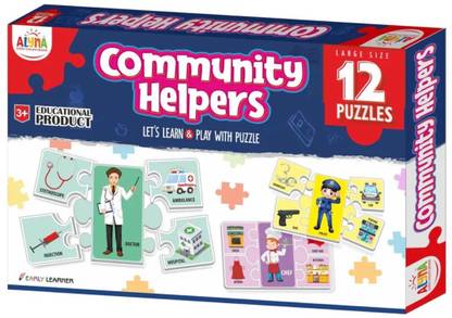 medhansh Community helper puzzle for toddlers - Community helper puzzle ...