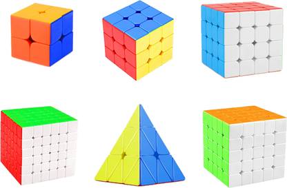 Vaniha Cube Combo of 2X2,3X3,4X4,5X5,6X6,Pyraminx High Speed ...